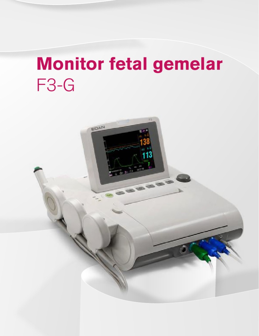 Monitor Fetal Gemelar F3 | EDAN | Mintech